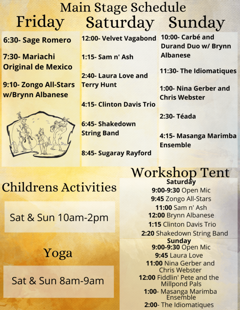 Check out the 2022 Millpond Music Festival Schedule! Eastern Sierra Now ...