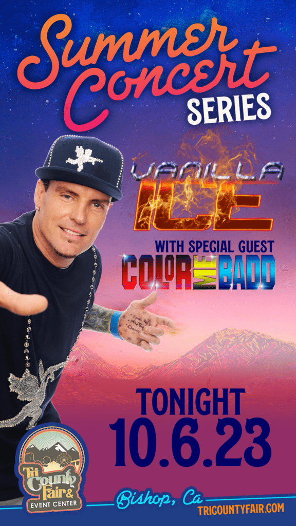 Vanilla Ice is Tonight at the Tri-County Fairgrounds! Eastern Sierra ...