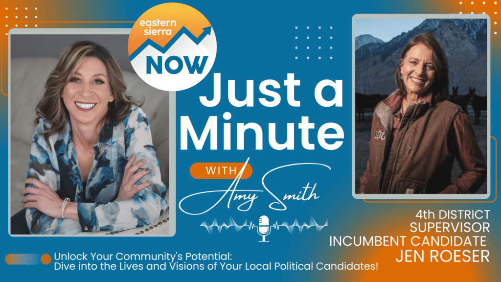 Just a Minute with Amy Smith: Inyo 4th District Supervisor Incumbent ...