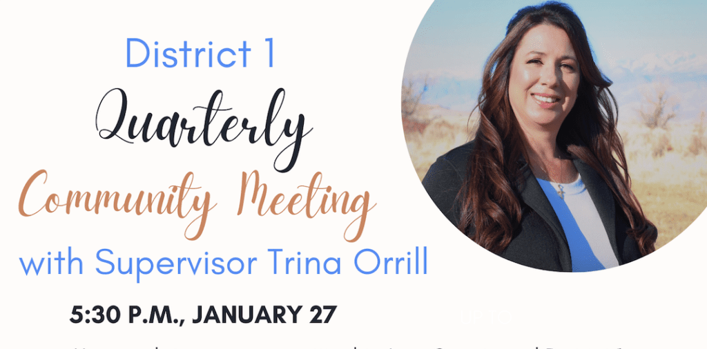 Supervisor Orrill to Hold Her First Community Meeting of 2025 Eastern ...