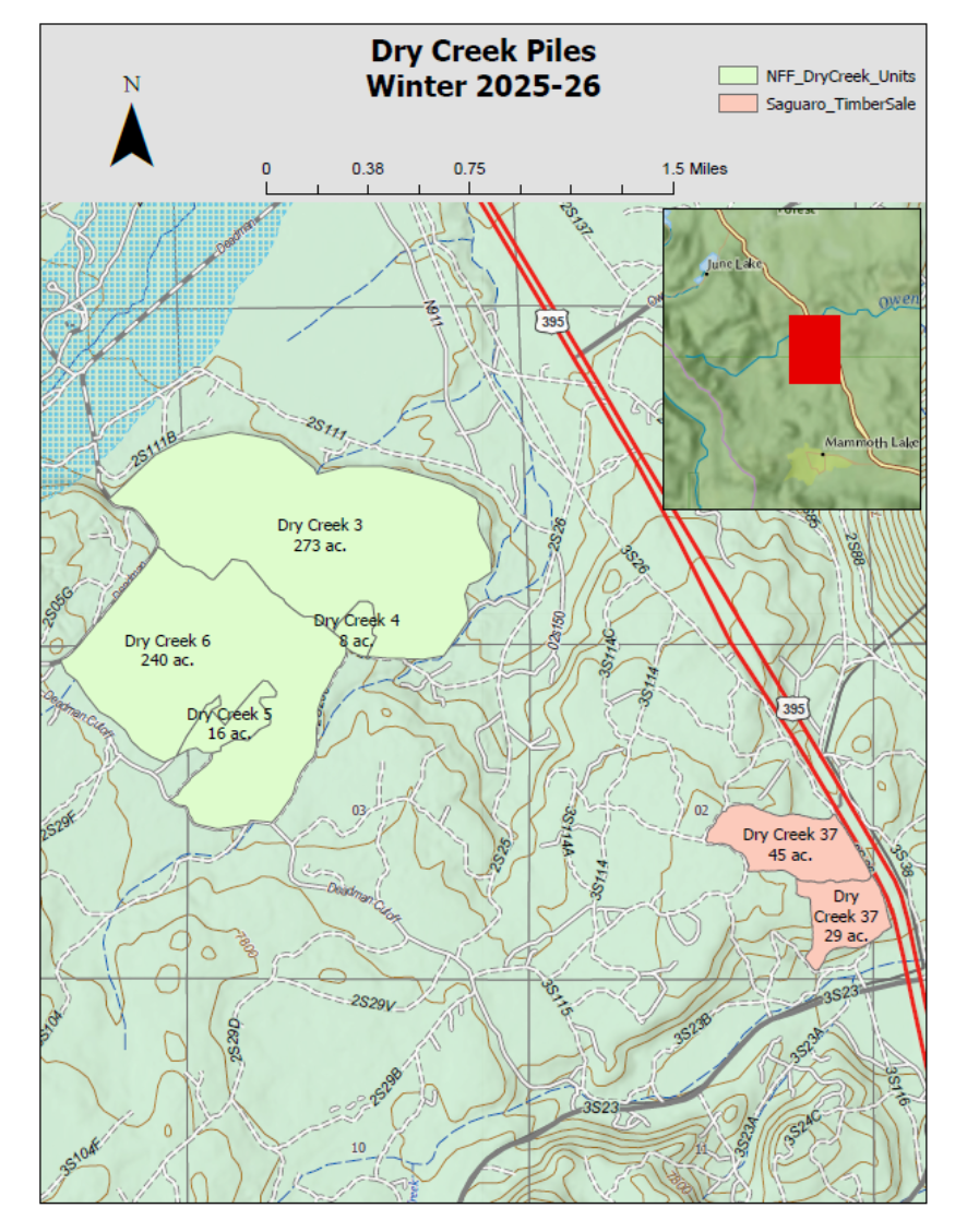 Pile Burning Near Crestview Eastern Sierra Now | Local News
